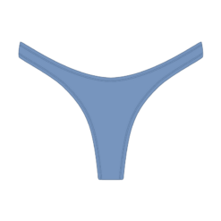 One of our new Boutine LA Bikini Tops X Chic 80s Slate Blue Chic 80's ...