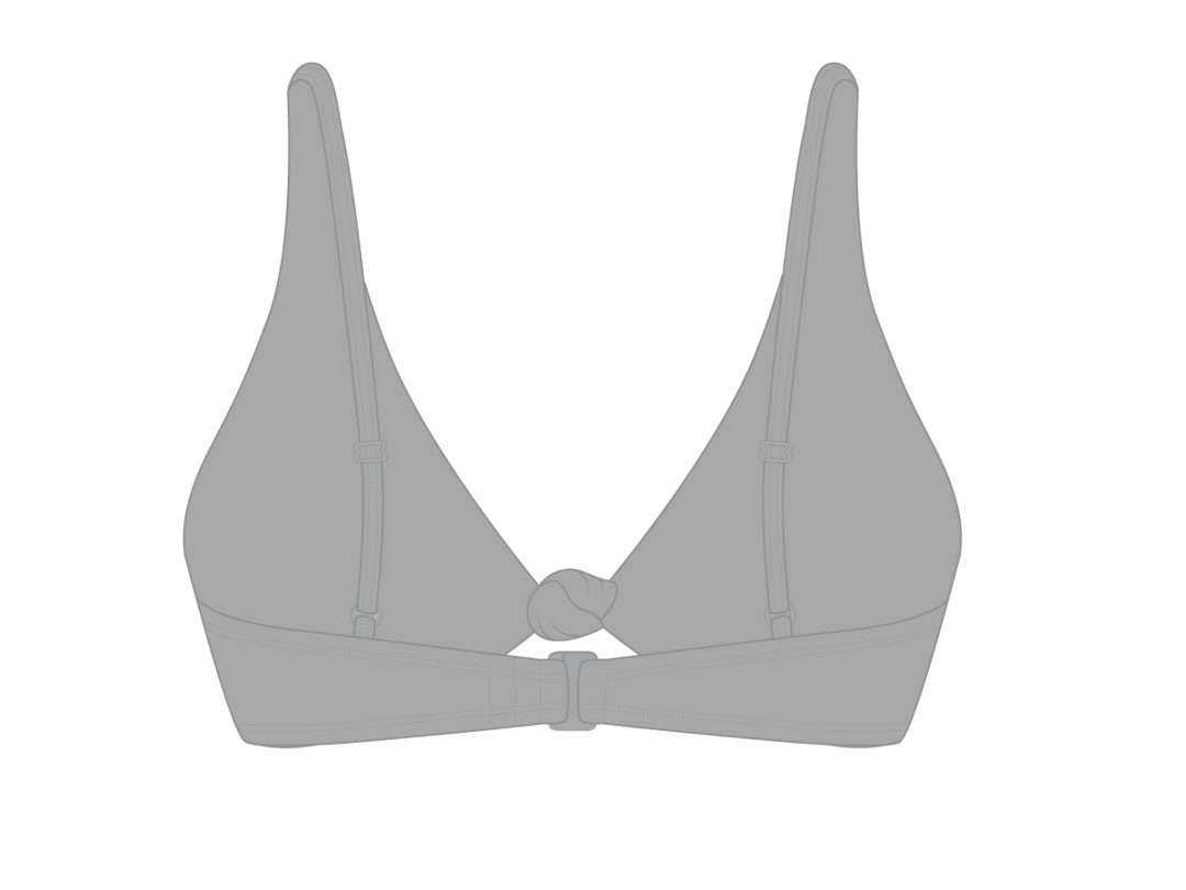 Online Fashion, Boutine LA Hills Grey Twist Top, Boutinelas.com