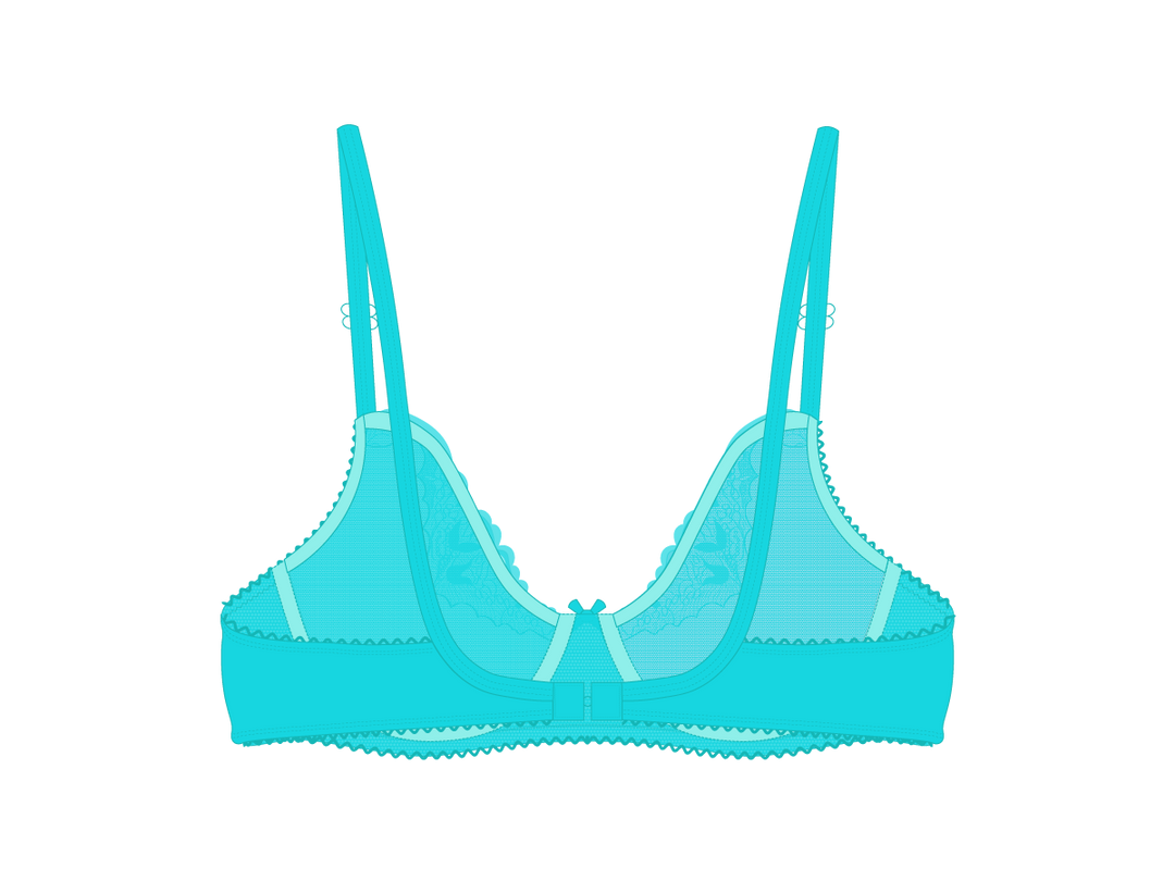 OFFICE: Boutine LA Baby Blue Lace Bow Bra UNDERWEAR Shop Online ...